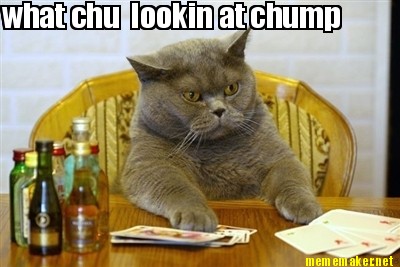 Meme Maker - what chu lookin at chump Meme Generator!