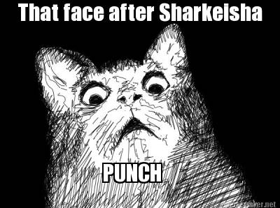 Meme Maker - That face after Sharkeisha PUNCH Meme Generator!