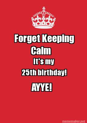 25th Anniversary Memes