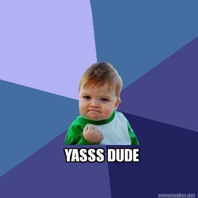Yasss Cat Meme
