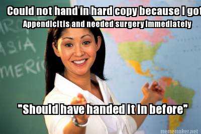 Appendix Surgery Memes