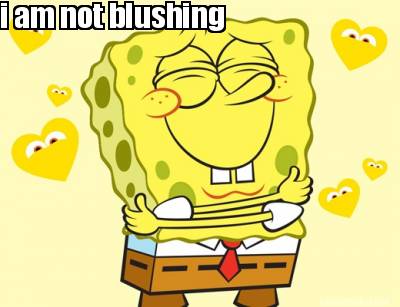 Blushing Meme Blank