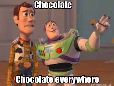 Meme Maker - Chocolate Chocolate everywhere Meme Generator!