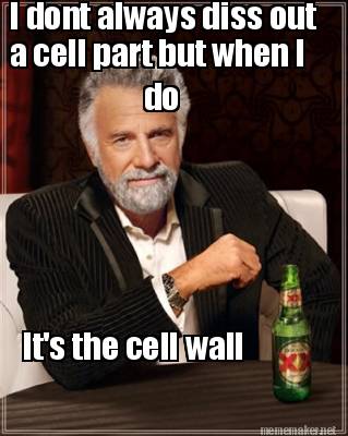 Meme Maker - I dont always diss out a cell part but when I do It's the ...