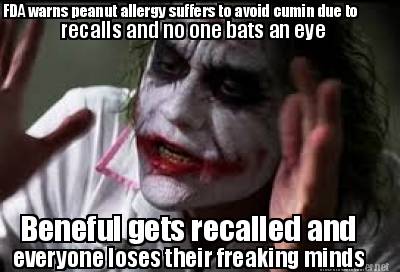 Meme Maker - recalls and no one bats an eye Beneful gets recalled and ...