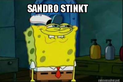Meme Maker - SANDRO STINKT Meme Generator!