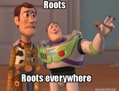 Meme Maker - Roots Roots everywhere Meme Generator!
