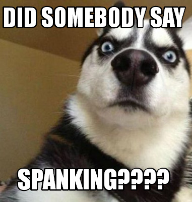 Meme Maker - DID SOMEBODY SAY SPANKING???? Meme Generator!