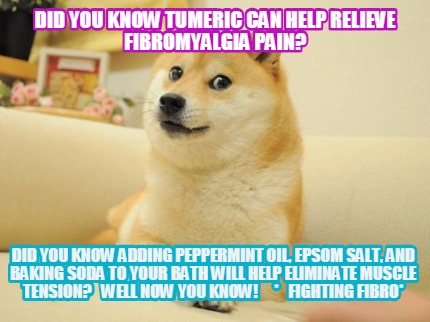 Meme Maker - Did you know Tumeric can help relieve Fibromyalgia pain ...