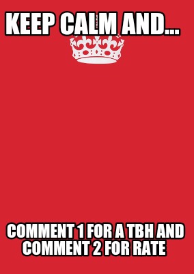 Comment For A Tbh And Rate