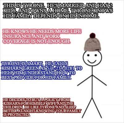 Meme Maker - This is Tyrone. He's married and has 2 kids, and owns a ...
