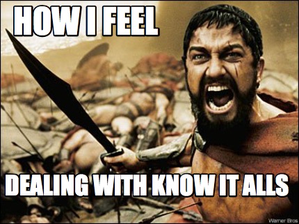 Know It All Meme