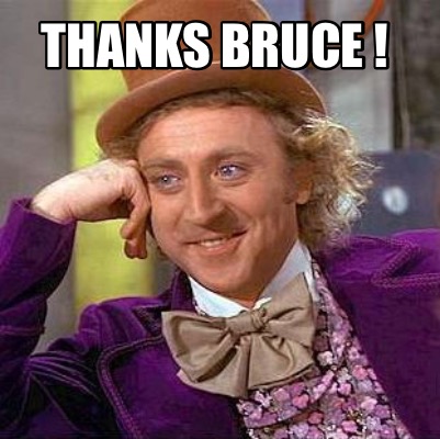 Meme Maker - Thanks Bruce ! Meme Generator!