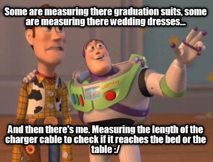 Meme Maker - Some are measuring there graduation suits, some are ...