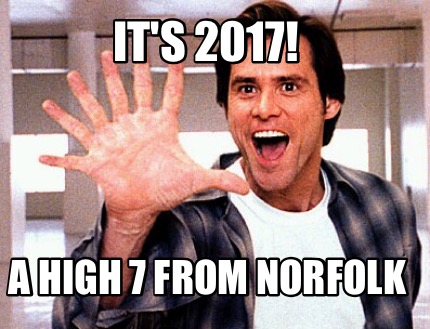 Meme Maker - It's 2017! A high 7 from Norfolk Meme Generator!