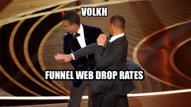 Meme Maker - Volkh Funnel Web Drop Rates Meme Generator!