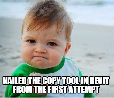 Meme Maker - NAILED THE COPY TOOL IN REVIT FROM THE FIRST ATTEMPT Meme ...