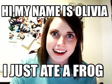 Olivia Name Meme