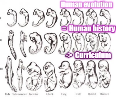 Meme Maker - Human evolution = Human history -> Curriculum Meme Generator!