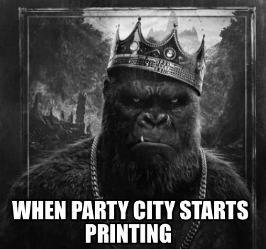 Meme Maker - When party city starts printing Meme Generator!