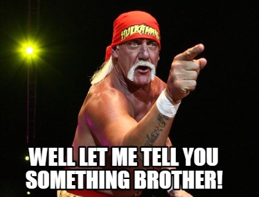 Hulk Hogan Let Me Tell You Something Brother