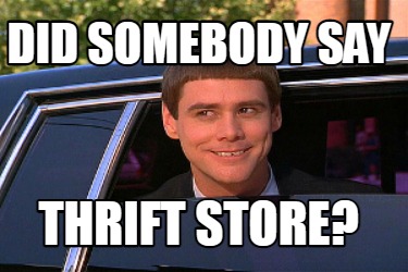 Meme Maker - DID SOMEBODY SAY THRIFT STORE? Meme Generator!