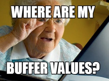 Meme Maker - Where are my buffer values? Meme Generator!