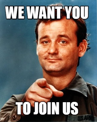 Meme Maker - We want you To join us Meme Generator!