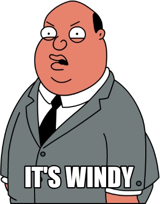 Meme Maker - It's windy Meme Generator!