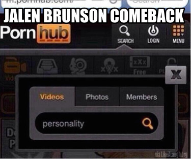 Meme Maker - Jalen Brunson comeback Meme Generator!